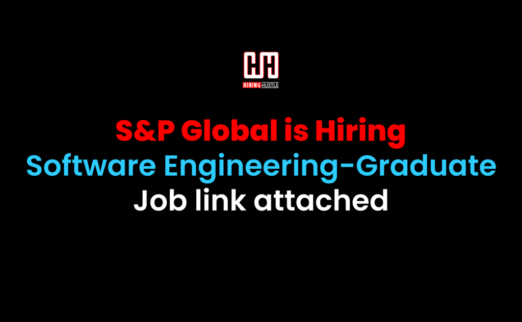 Capgemini Hiring Software Engineer Exceller 2025–26 - HIRING HUSTLE